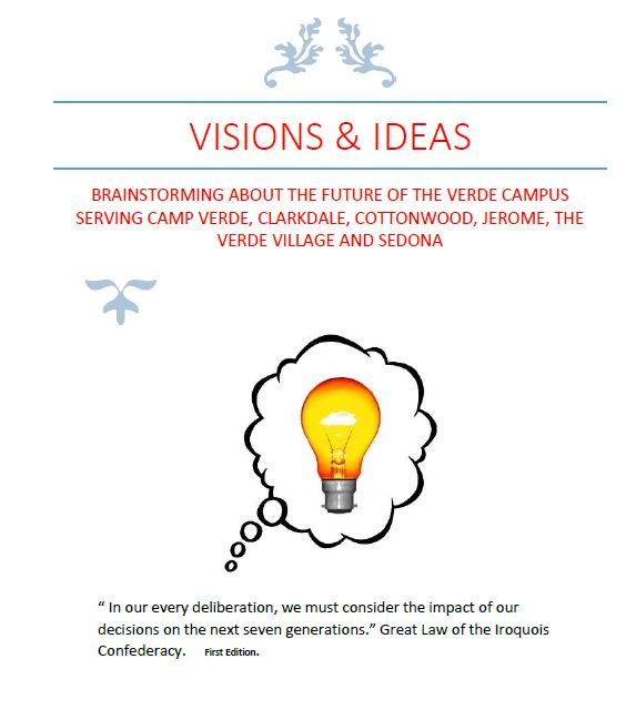 Verde campus idea booklet :: Eye on Yavapai College